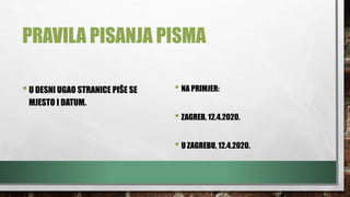 Pismo | PPTX
