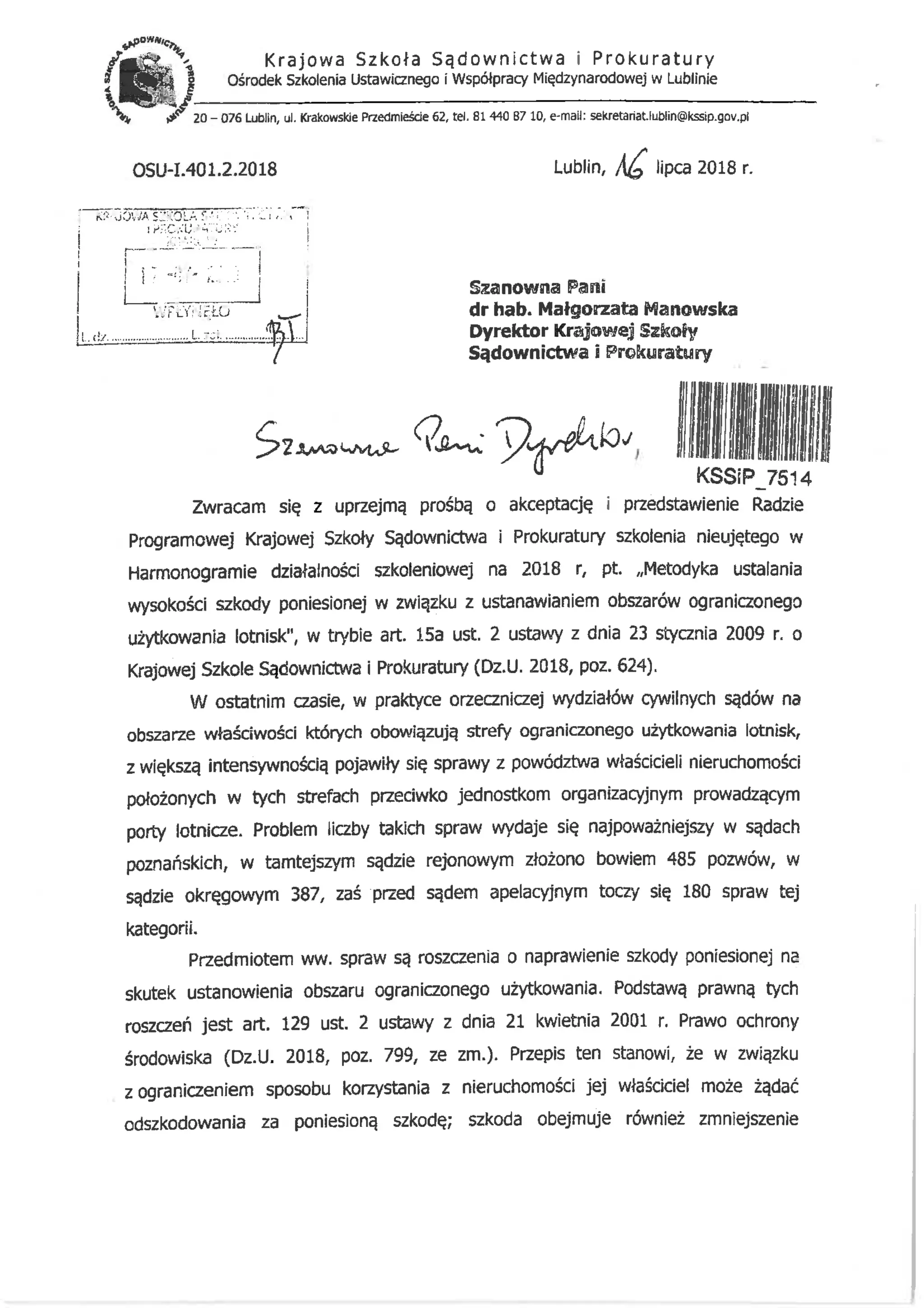 Pismo dyrektora ks si p | PDF