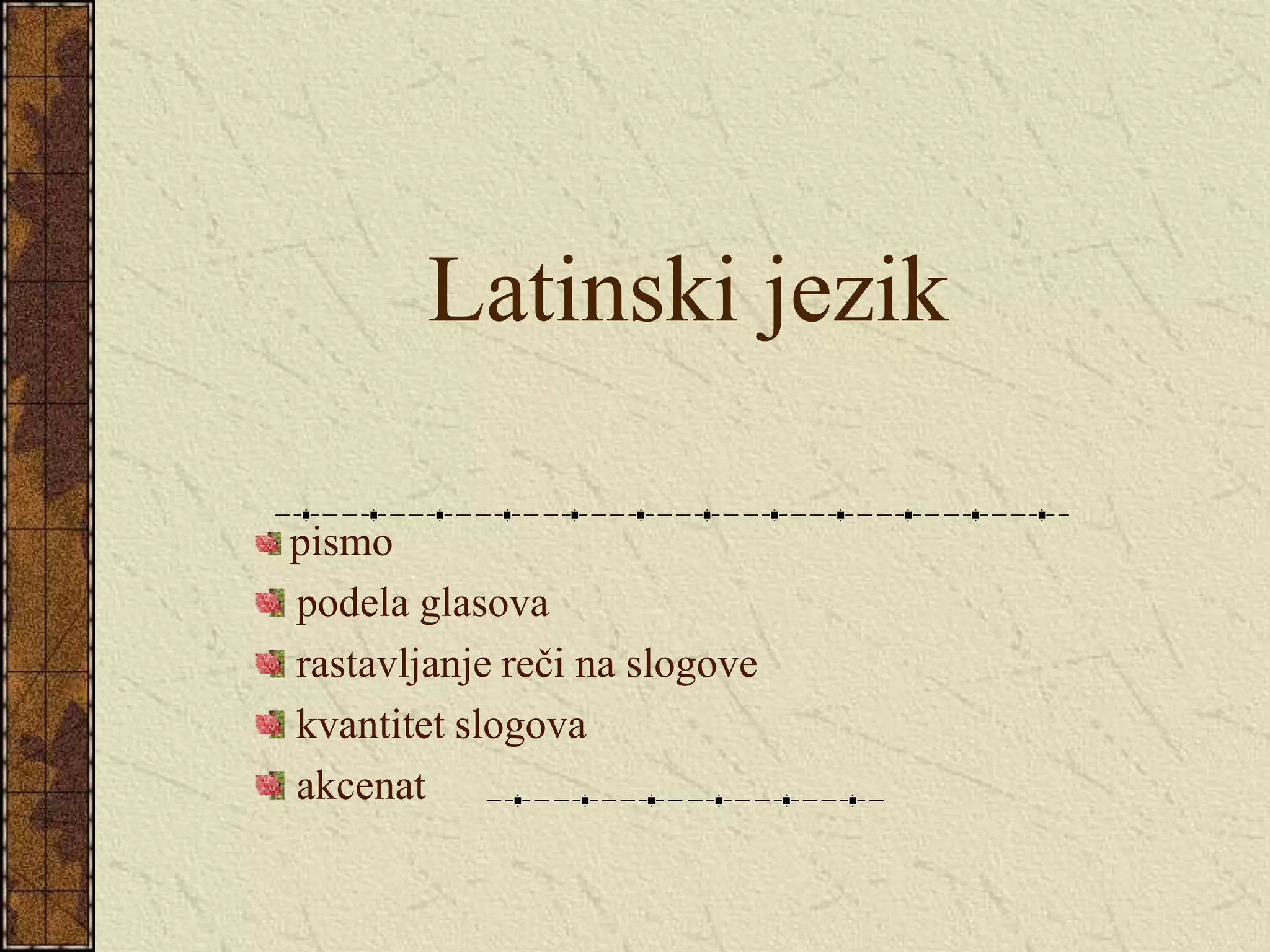 Pismo, izgovor, slogovi, akcenat....... | PPSX