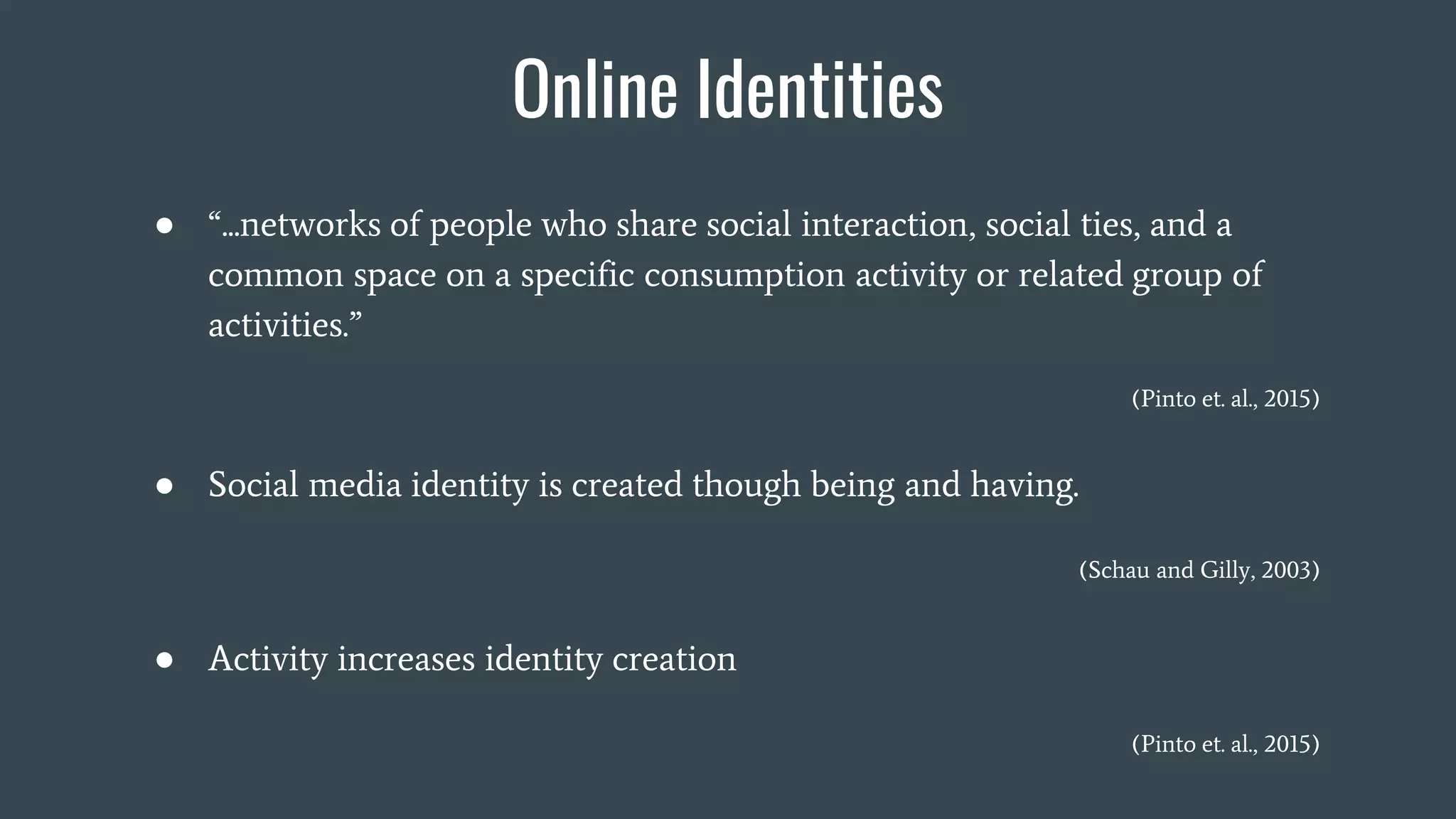 Constructing identities | PPT