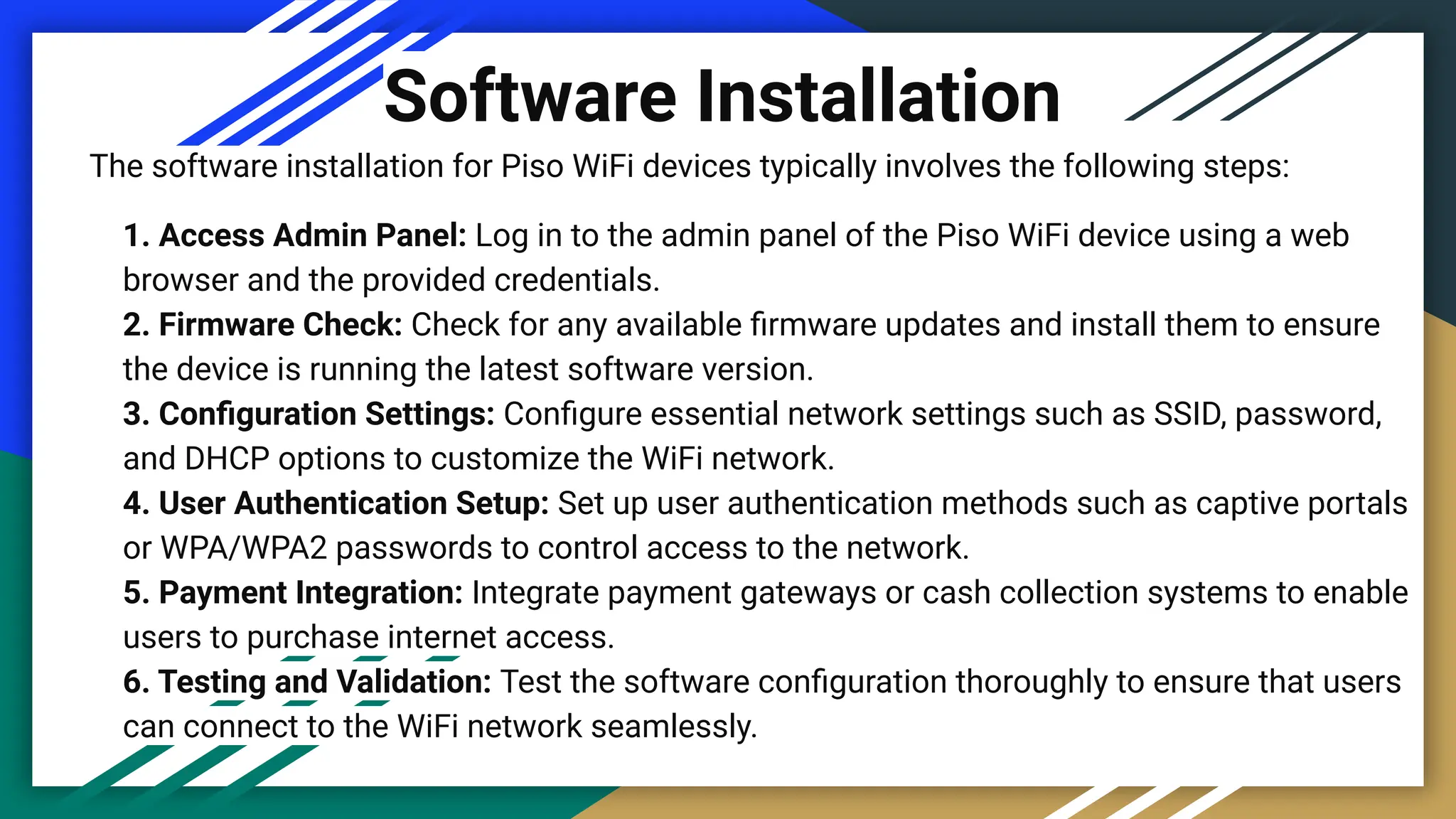 Piso WiFi device installation and setup in netgear extender | PPT