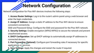 Piso WiFi device installation and setup in netgear extender | PPT