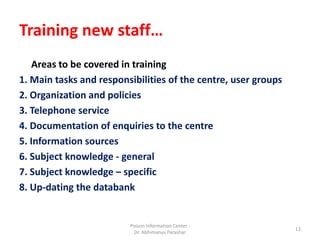 Pi specialist, Roles & Responsibilities | PPT