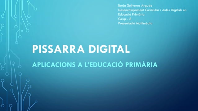 Pissarra digital pp | PPT