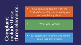Pissed consumer complaints | PPTX