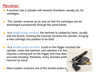 Pistol And Cannon Mechanism | PPTX