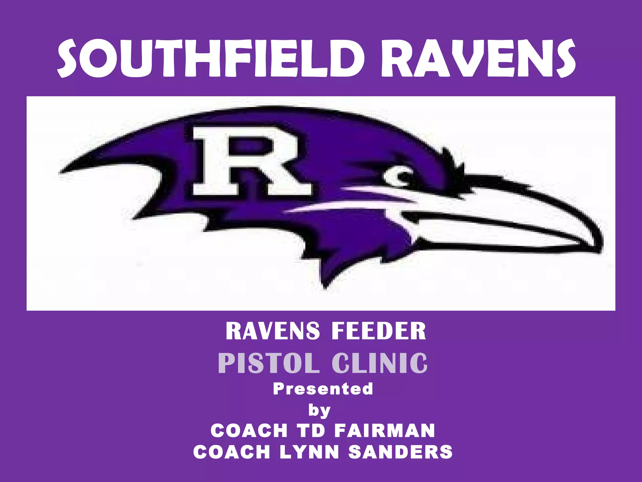 Pistol Offense Playbook | PPT