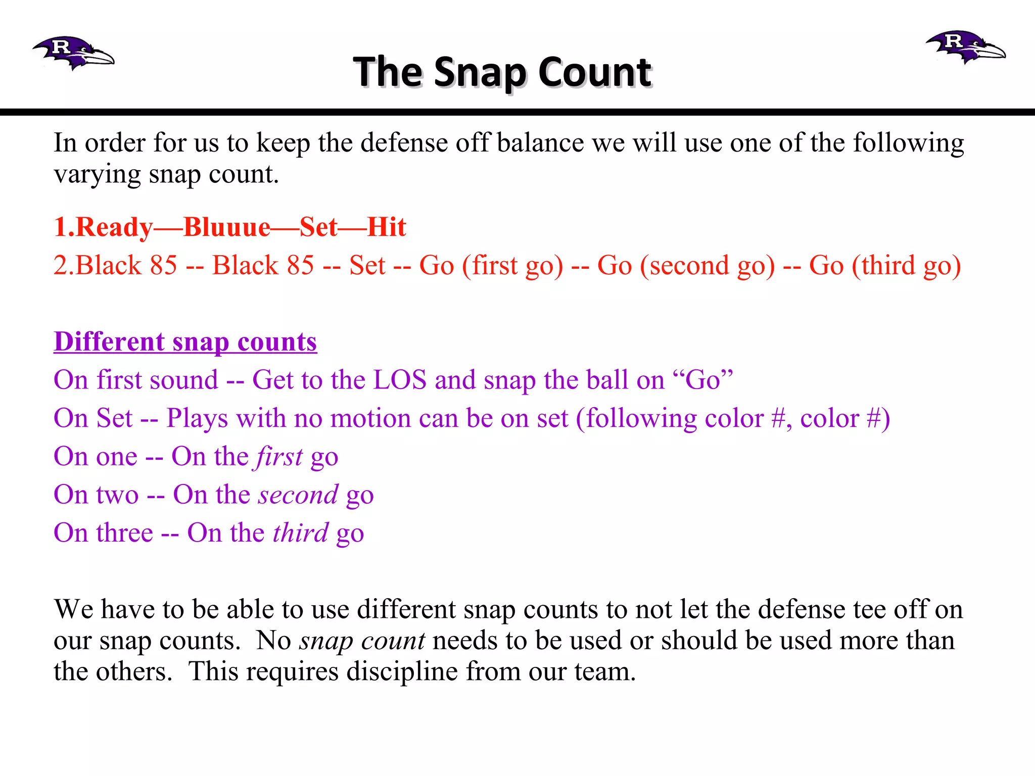 Pistol Offense Playbook | PPT