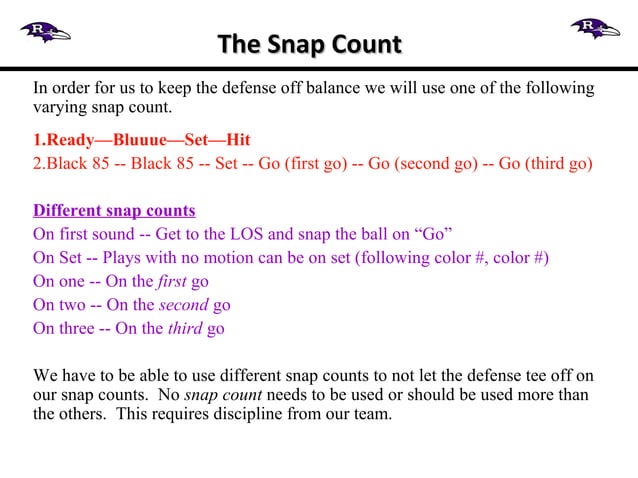 Pistol Offense Playbook | PPT