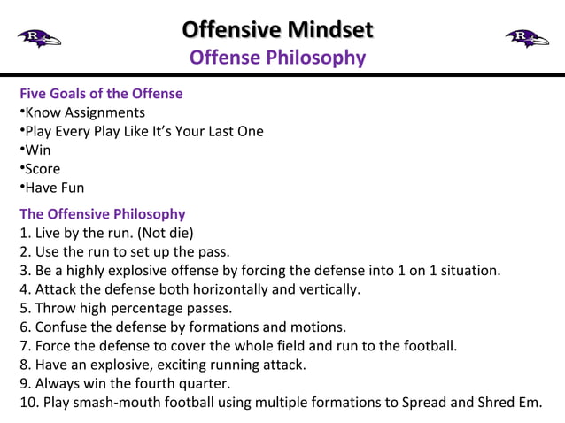 Pistol Offense Playbook | PPT