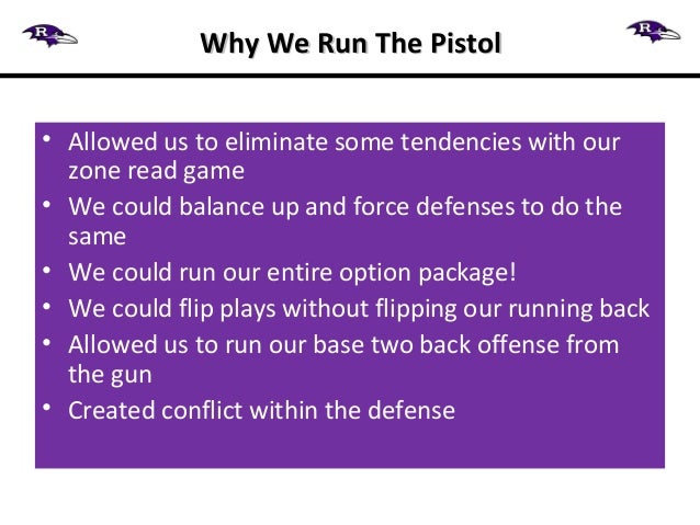 Pistol Offense Playbook