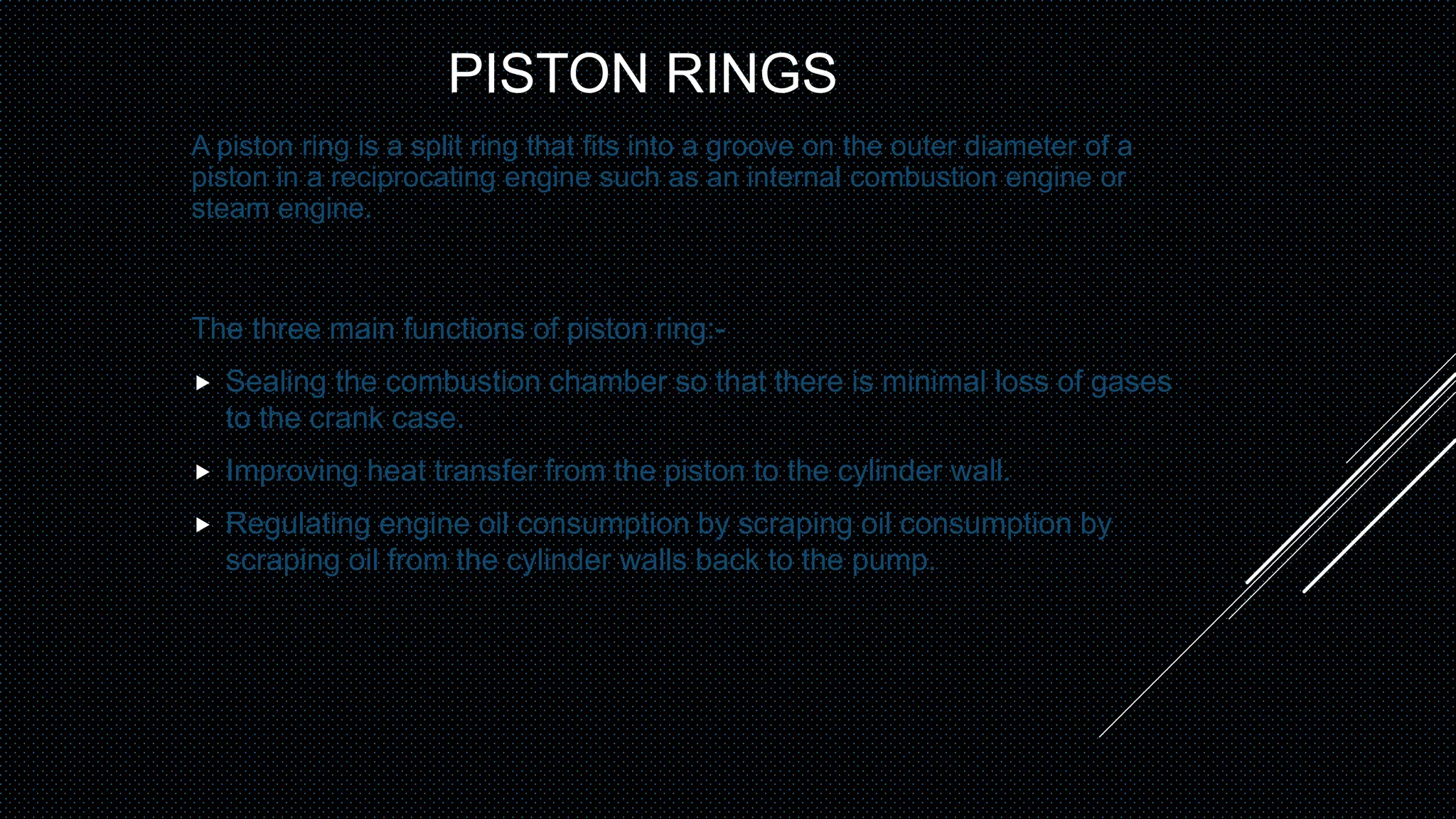 ENGINE COMPONENT-Pistons | PPT