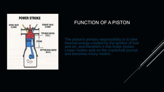 ENGINE COMPONENT-Pistons | PPT