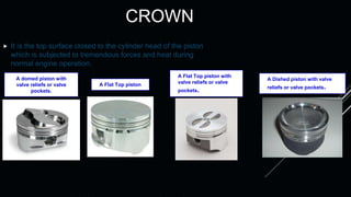 ENGINE COMPONENT-Pistons | PPTX