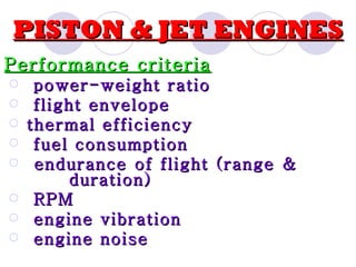 Piston vs-jet engines | PPT