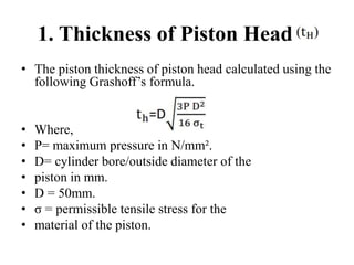 Piston design | PPTX