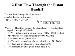 Piston design | PPTX