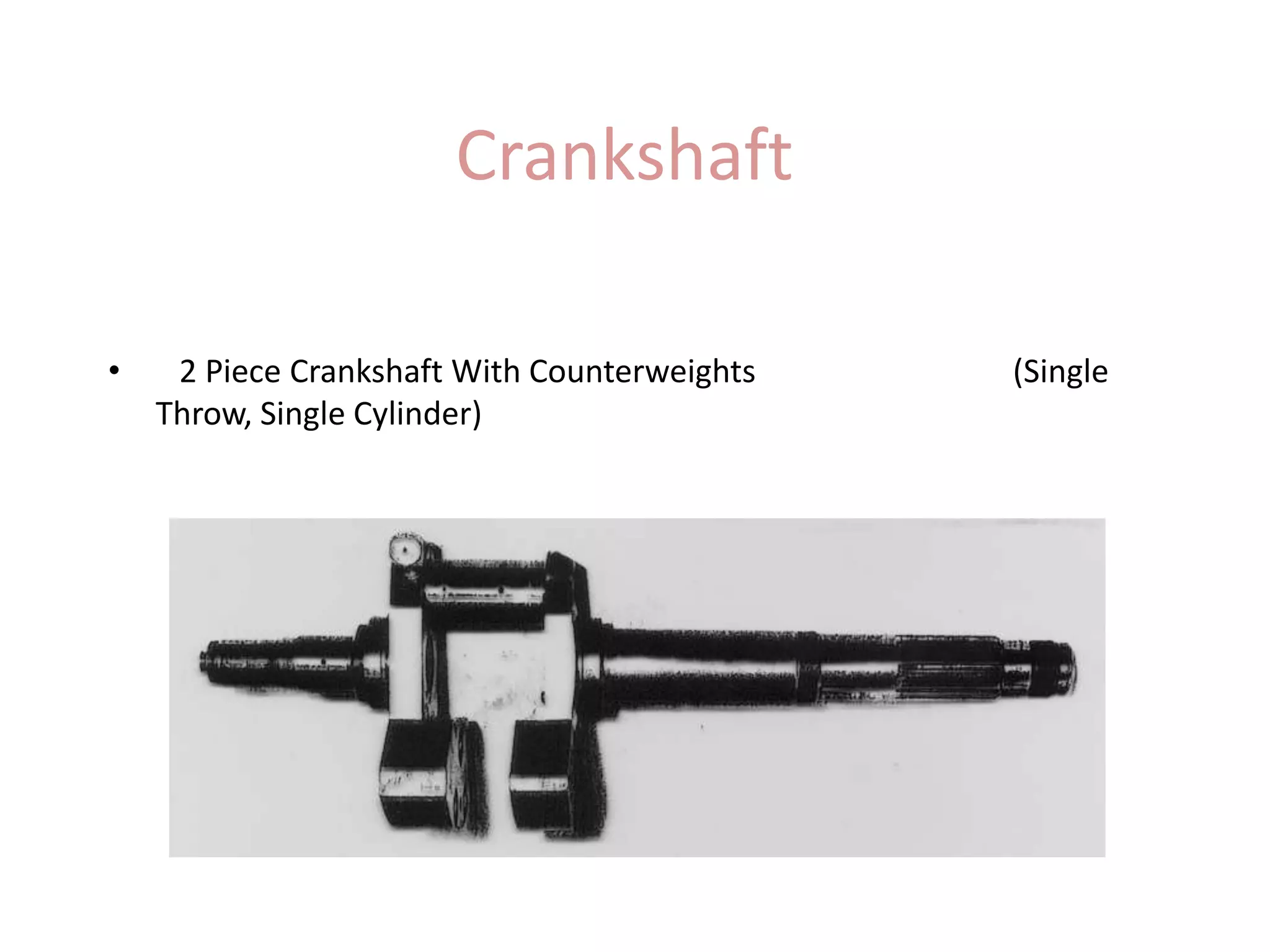 Piston engine construction | PPTX