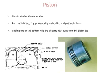 Piston engine construction | PPTX
