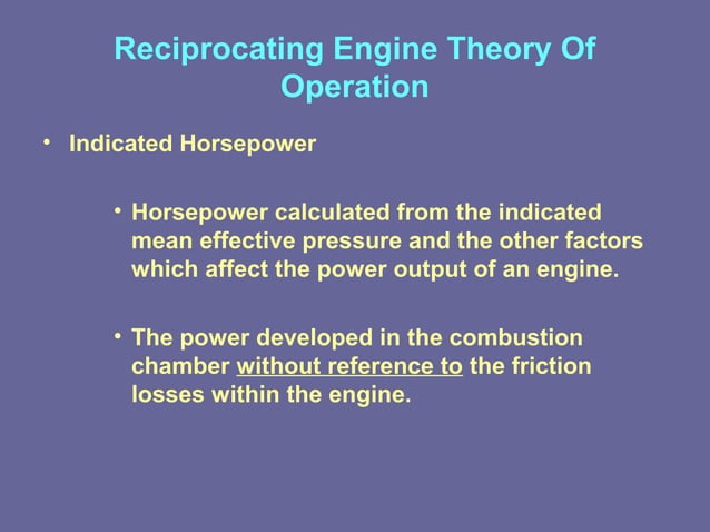 Piston engine fundamentals | PPT | Physics | Science
