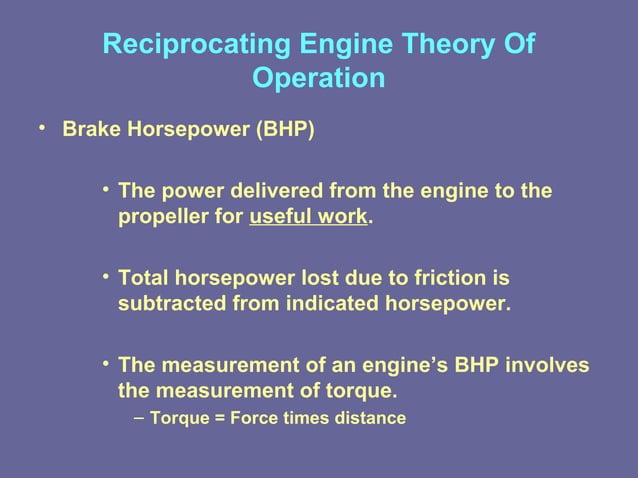 Piston engine fundamentals | PPT | Physics | Science
