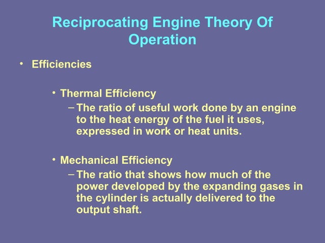 Piston engine fundamentals | PPT | Physics | Science