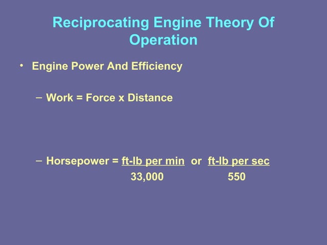 Piston engine fundamentals | PPT | Physics | Science