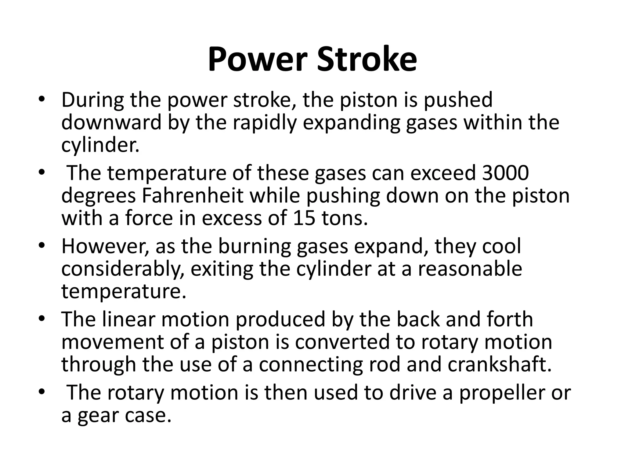 Piston Engines: Operation | PPTX