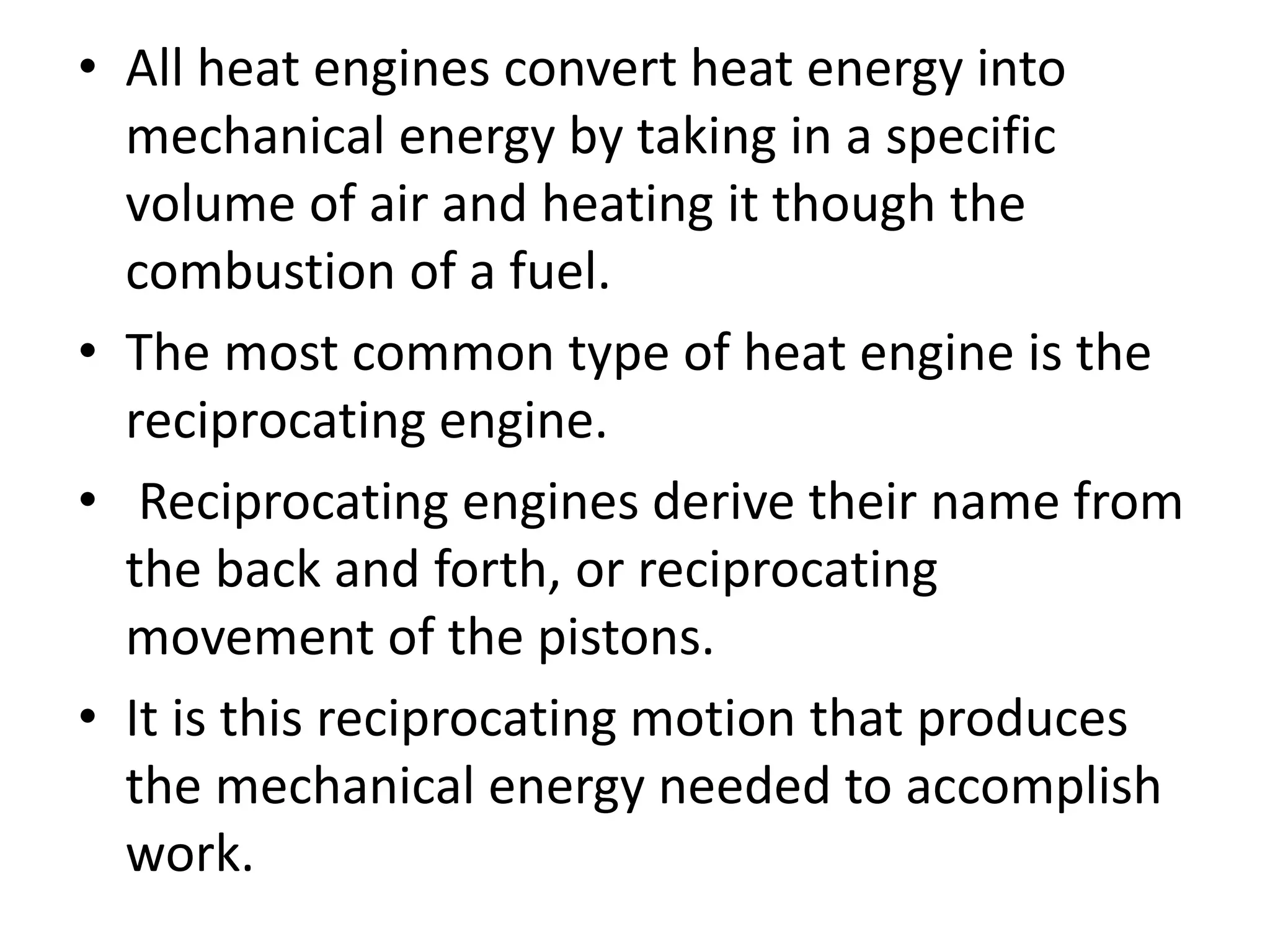 Piston Engines: Operation | PPTX