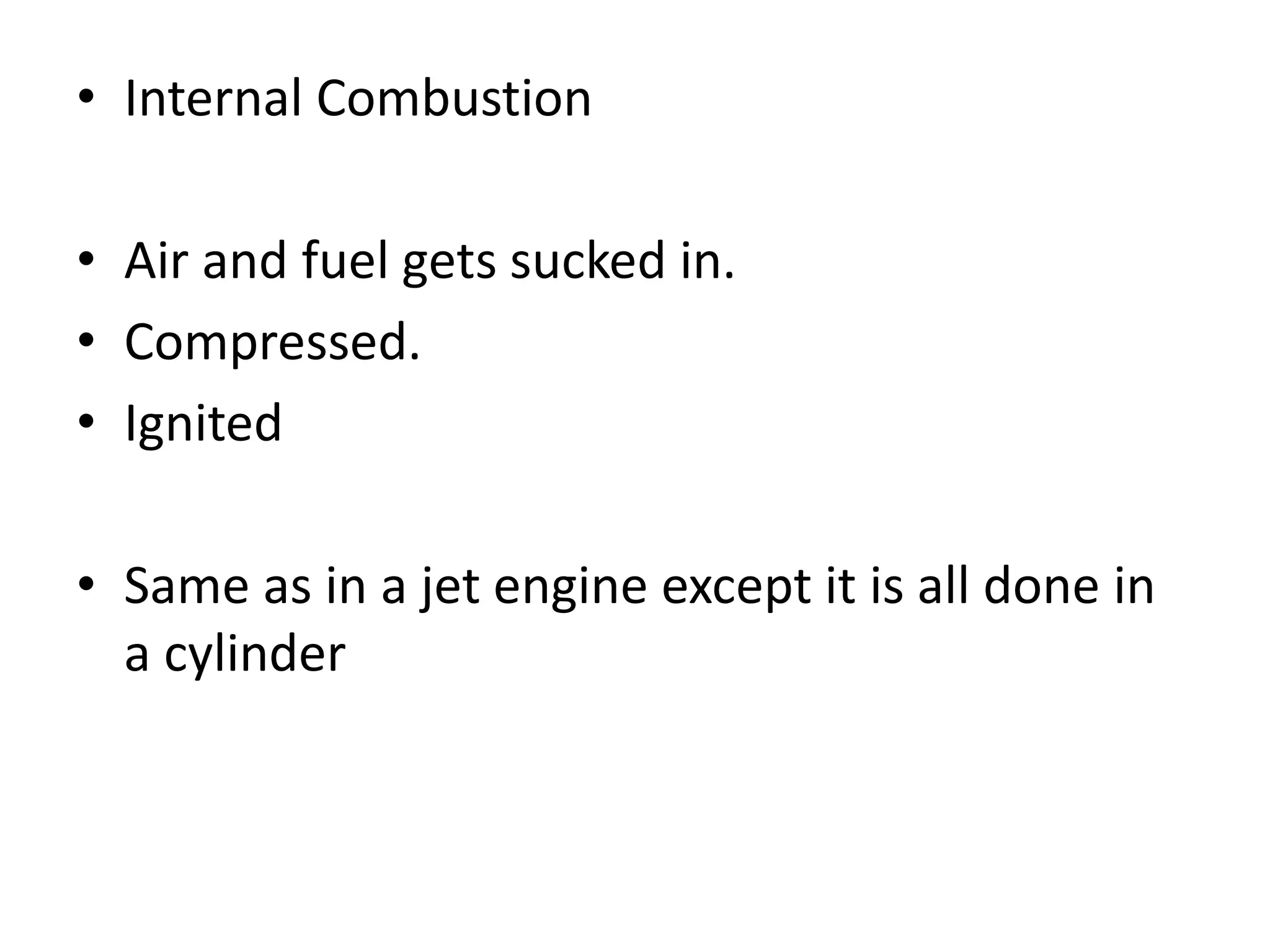 Piston Engines: Operation | PPTX