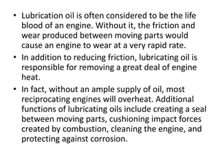 Piston Engines: Oil | PPT