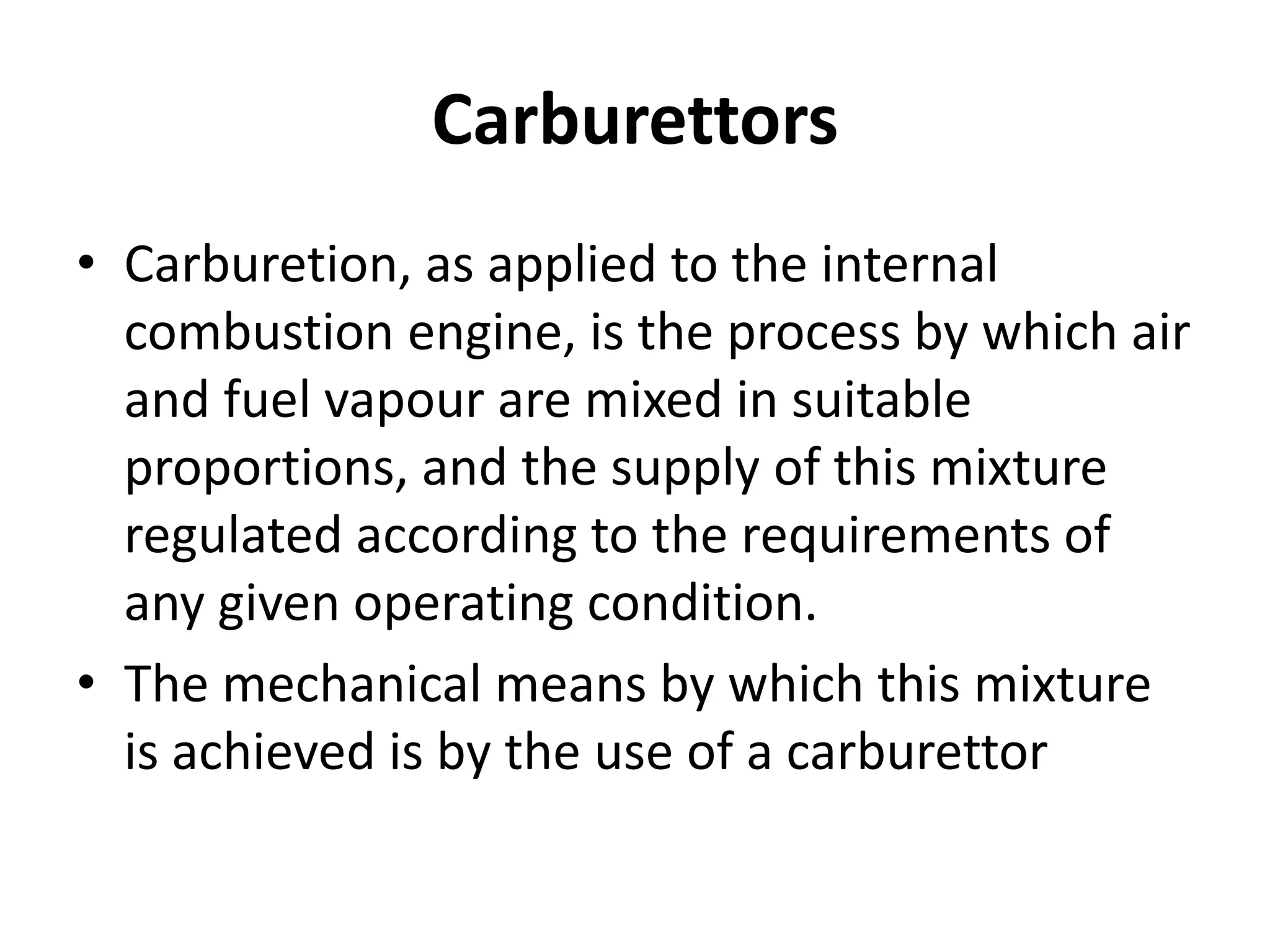 Piston Engines: Fuel | PPTX