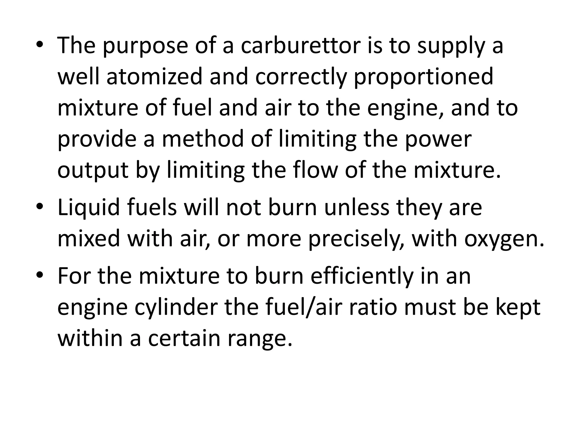 Piston Engines: Fuel | PPTX