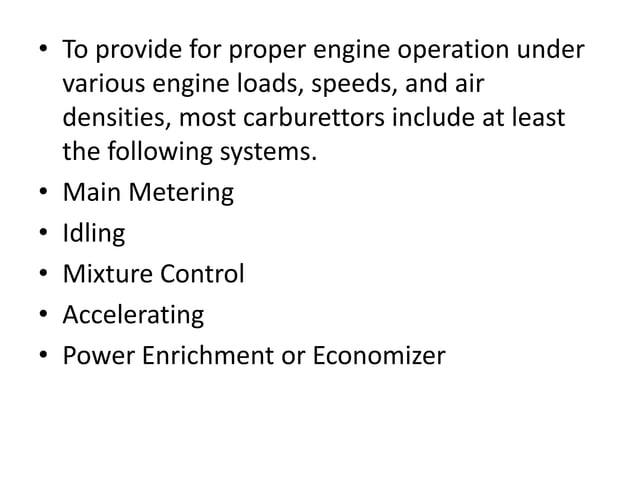 Piston Engines: Fuel | PPTX
