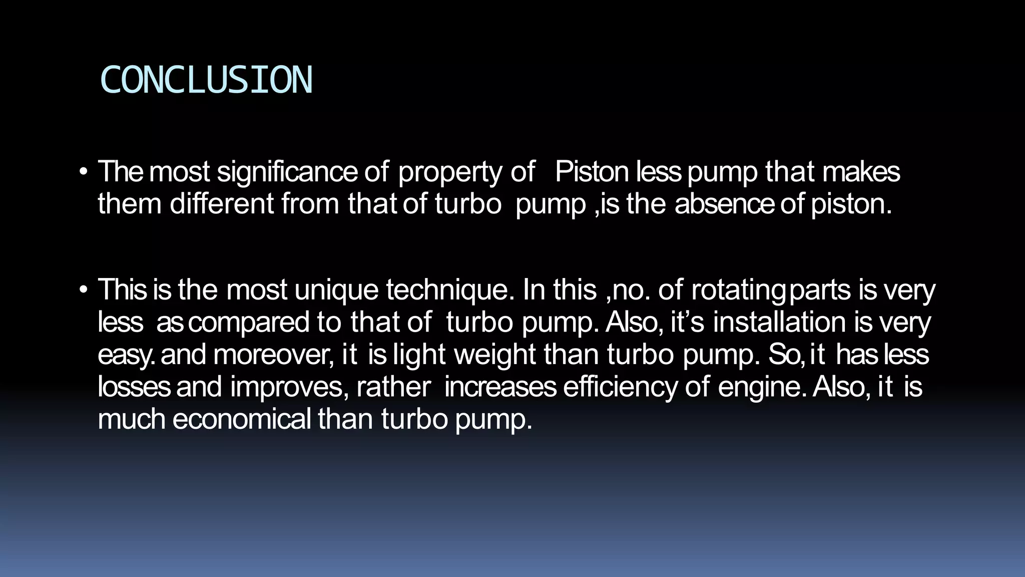 Pistonless pump ppt | PPTX