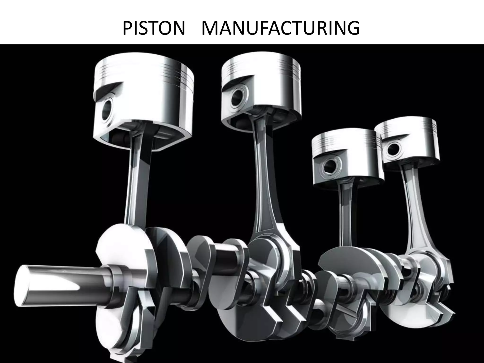 Piston manufacturing process | PPTX