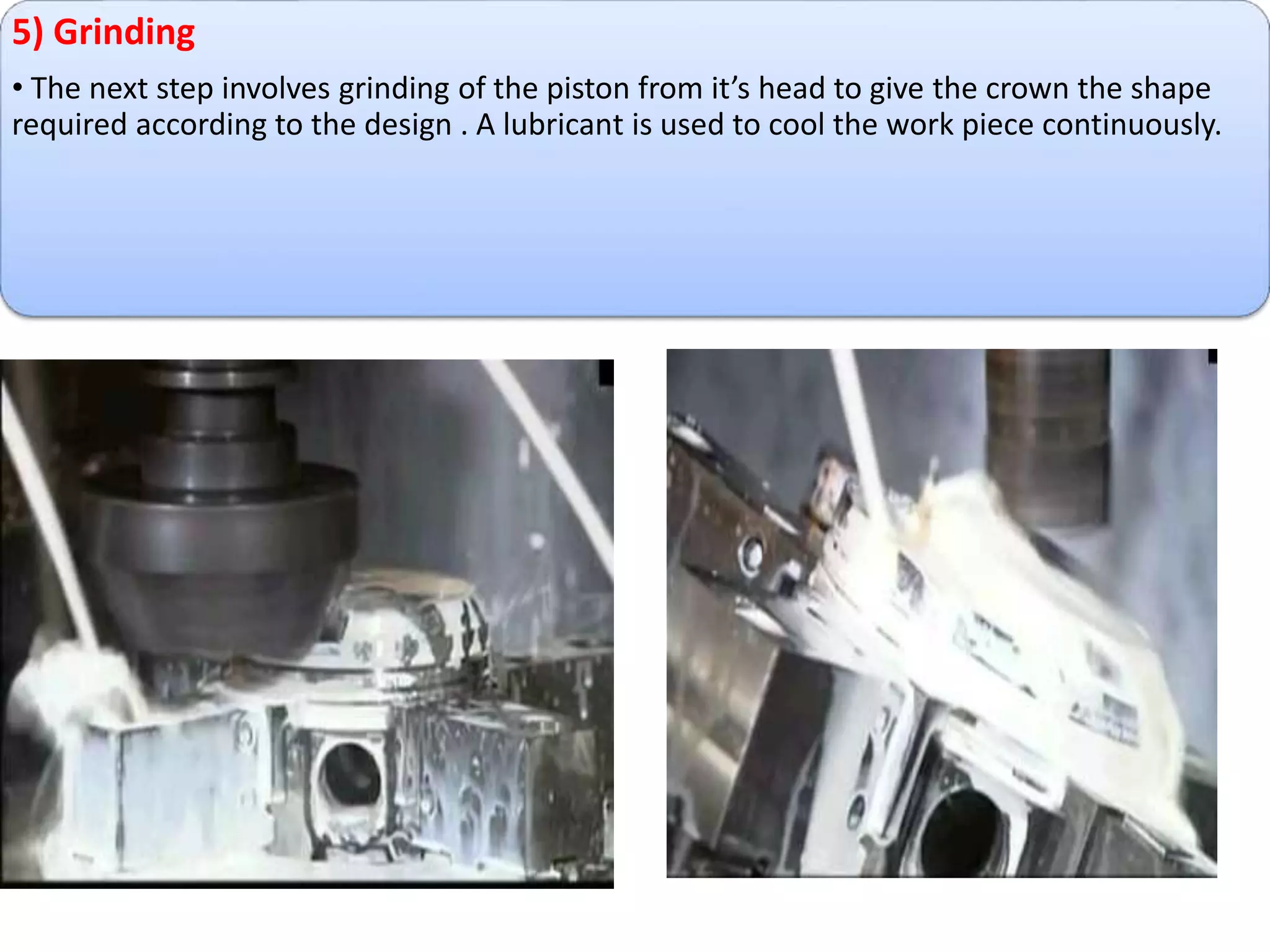 Piston manufacturing process | PPTX