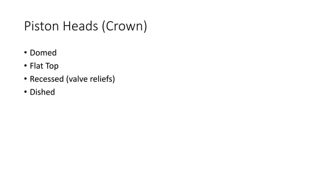 Piston manufacturing process | PPTX