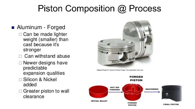 Piston manufacturing process