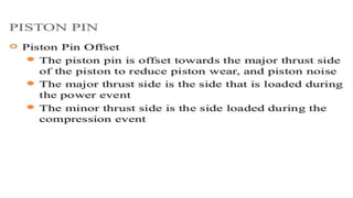 Piston Design & Analysis ppt | PPTX