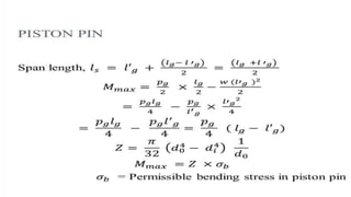 Piston Design & Analysis ppt | PPTX