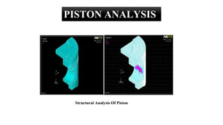 Piston Design & Analysis ppt | PPTX