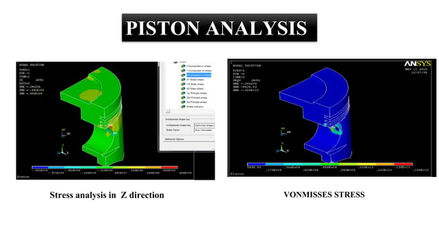 Piston Design & Analysis ppt | PPTX | Physics | Science