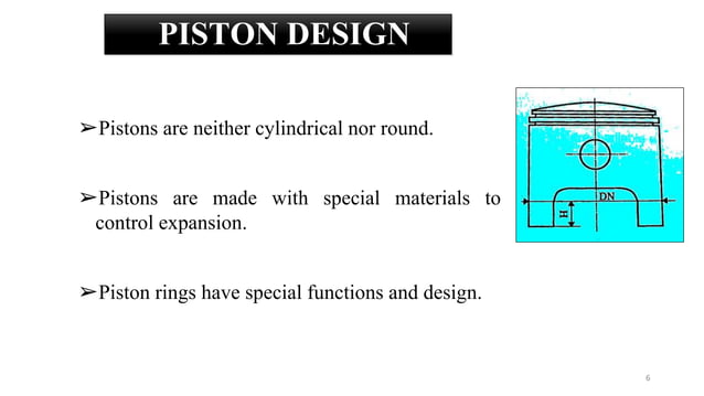 Piston Design & Analysis ppt | PPTX | Physics | Science