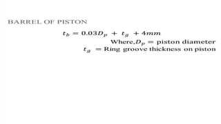 Piston Design & Analysis ppt | PPTX