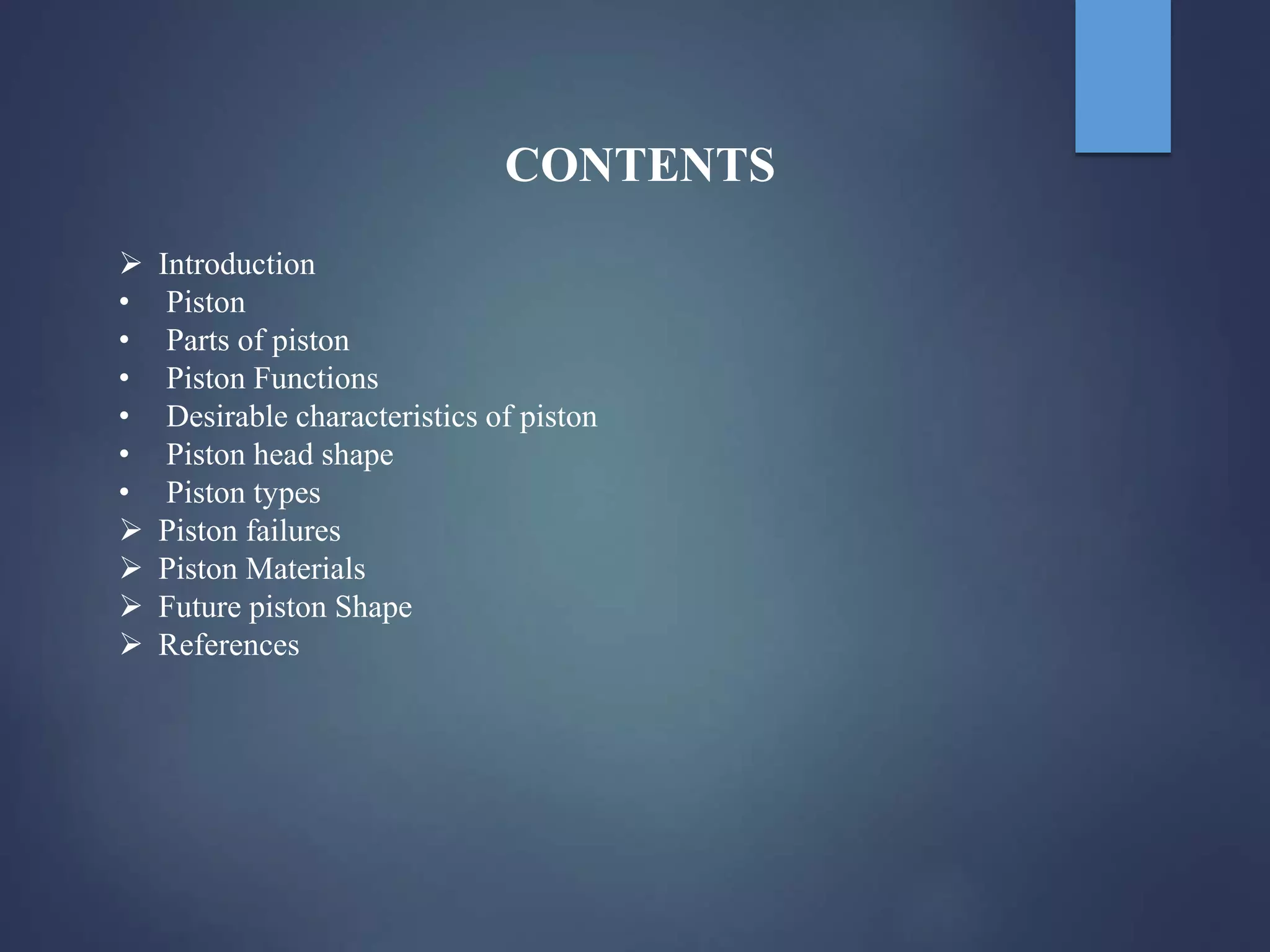 Piston presentation | PPTX