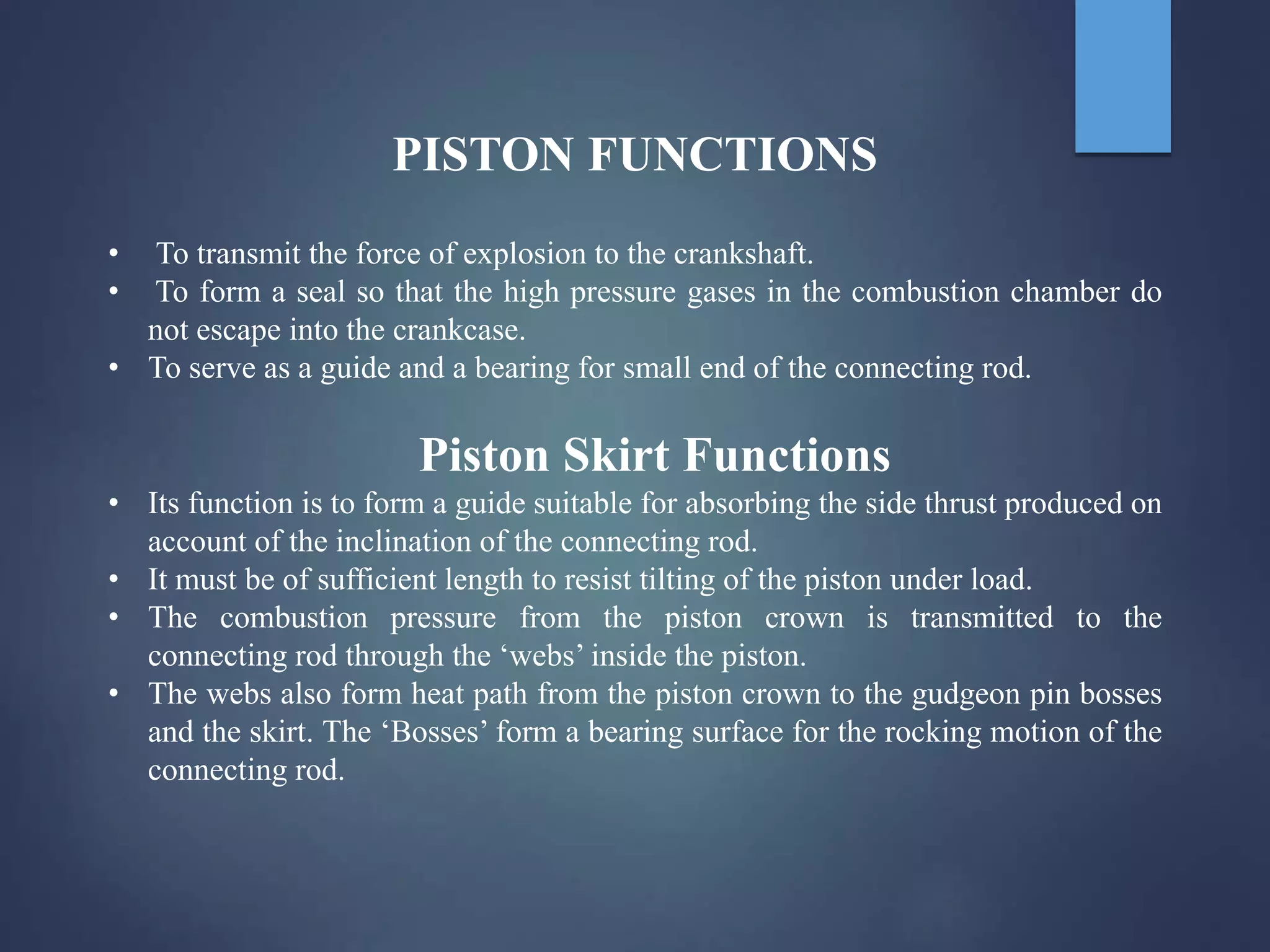Piston presentation | PPTX