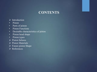 Piston presentation | PPTX