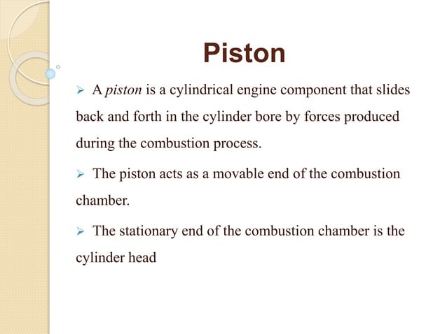 Pistons | PPT