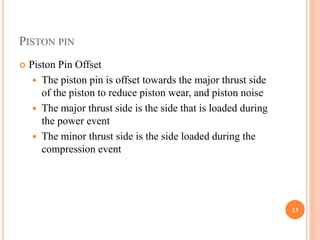 Pistons design | PPTX | Automotive